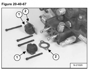 BobCat 753 - HYDRAULIC CONTROL VALVE (FOOT CONTROL) - Rubber Boot