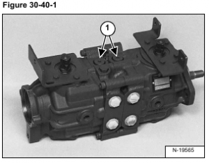 BobCat 753 - HYDROSTATIC PUMP - Replenishing/High Pressure Relief Valve
